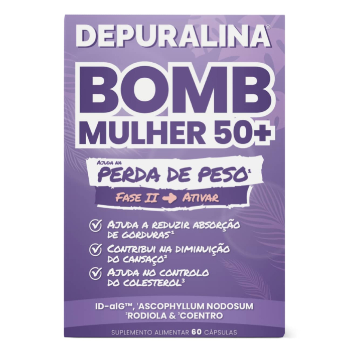 Depuralina Bomb Mulher 50+ Cápsulas 60un.