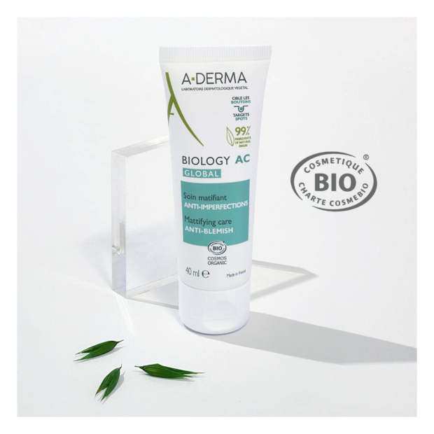 A-Derma Biology AC Fluido Matificante Anti-imperfeições 40ml