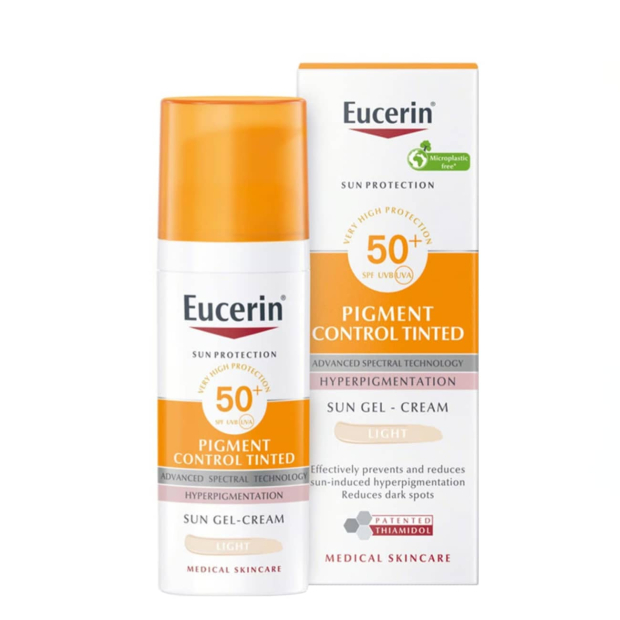 Eucerin Sun Pigment Control Tinted Gel-Creme SPF50+ Tom Claro 50ml