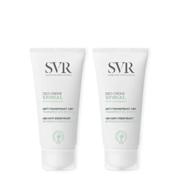 SVR Spirial Deo-Creme Pack Antitranspirante 2x50ml