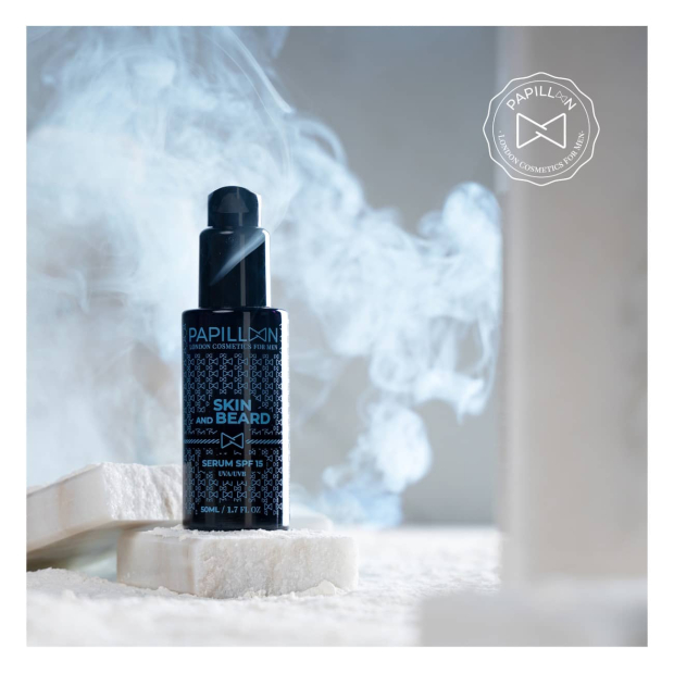 Papillon Skin and Beard Sérum Rosto e Barba SPF15 50ml