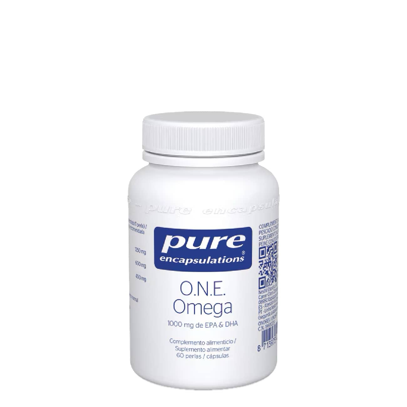 Pure Encapsulations O.N.E Ómega Cápsulas Saúde Cardiovascular 60un.